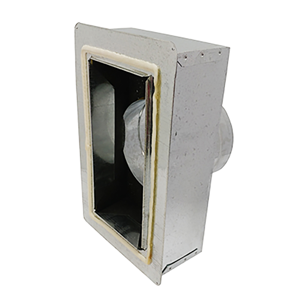 Duct Pipe, Single Wall, Snap Lock, 4 in, 5 ft LG, 28 gauge